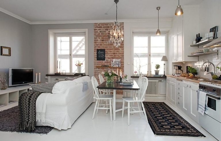 Interior Design Living Room With Two Windows - Think Different